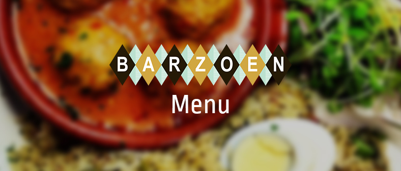 Menu - Barzoen